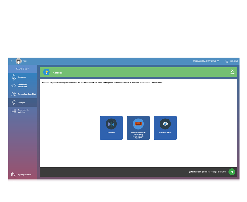 Pathways for Core First - Tobii Dynavox ES
